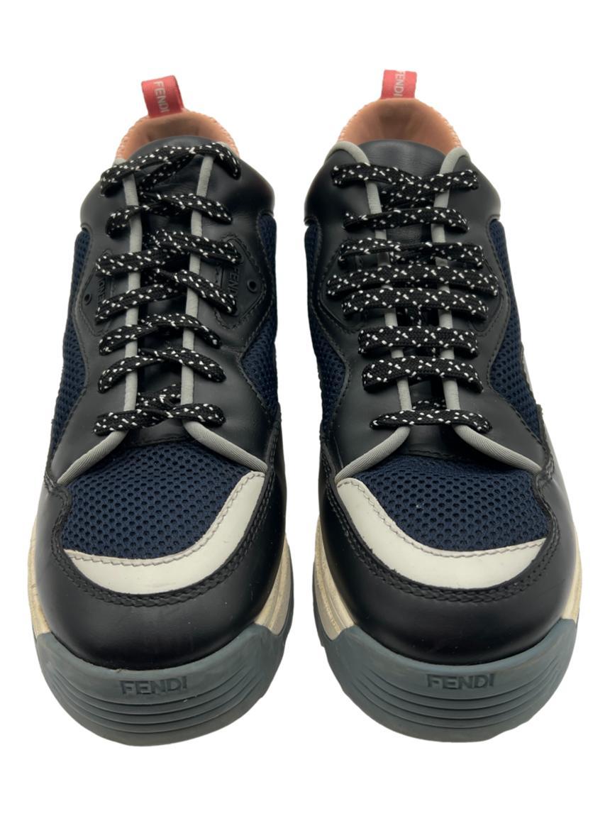 Tênis Fendi Couro Preto - HAM187 Original | Etiqueta Única
