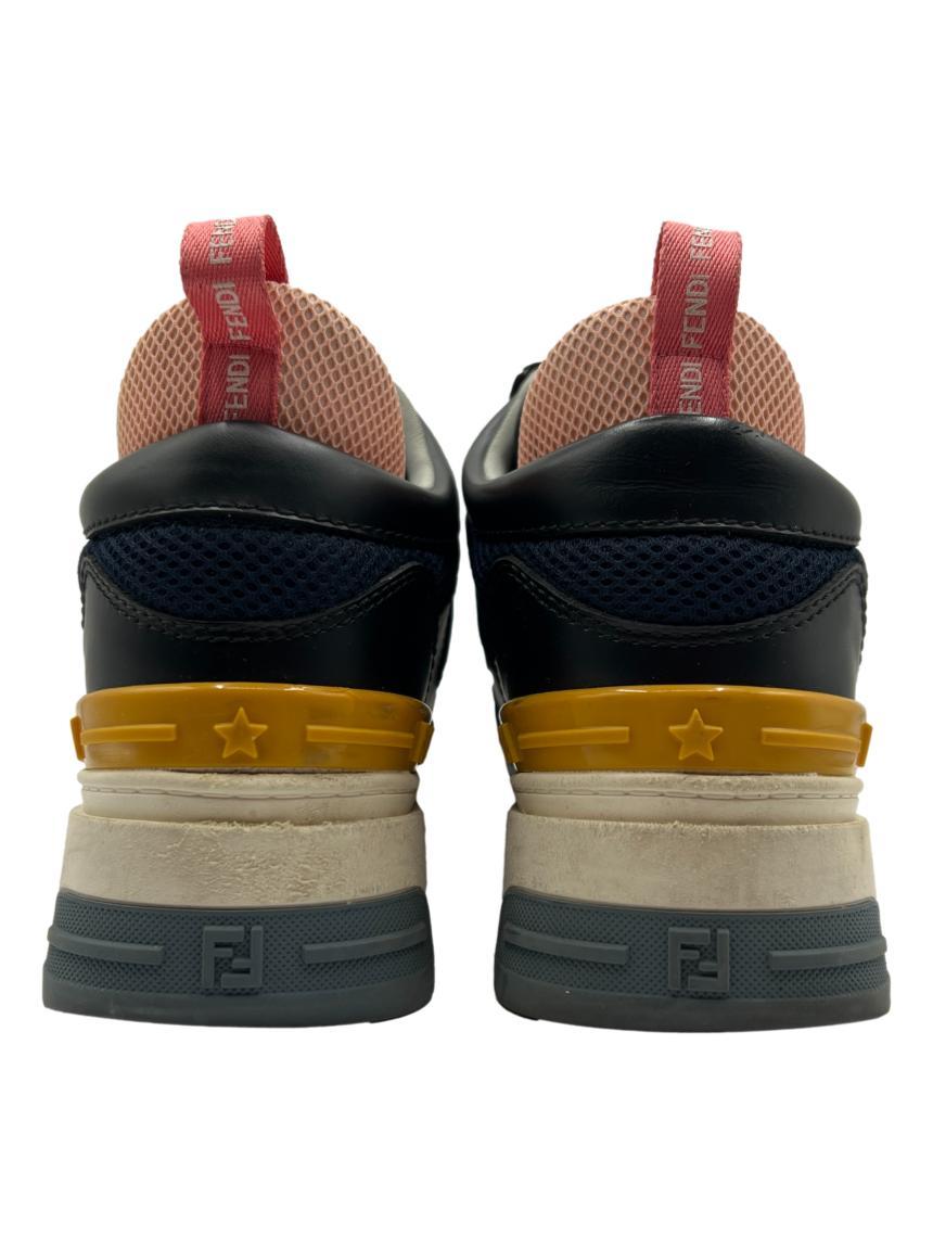 Tênis Fendi Couro Preto - HAM187 Original | Etiqueta Única