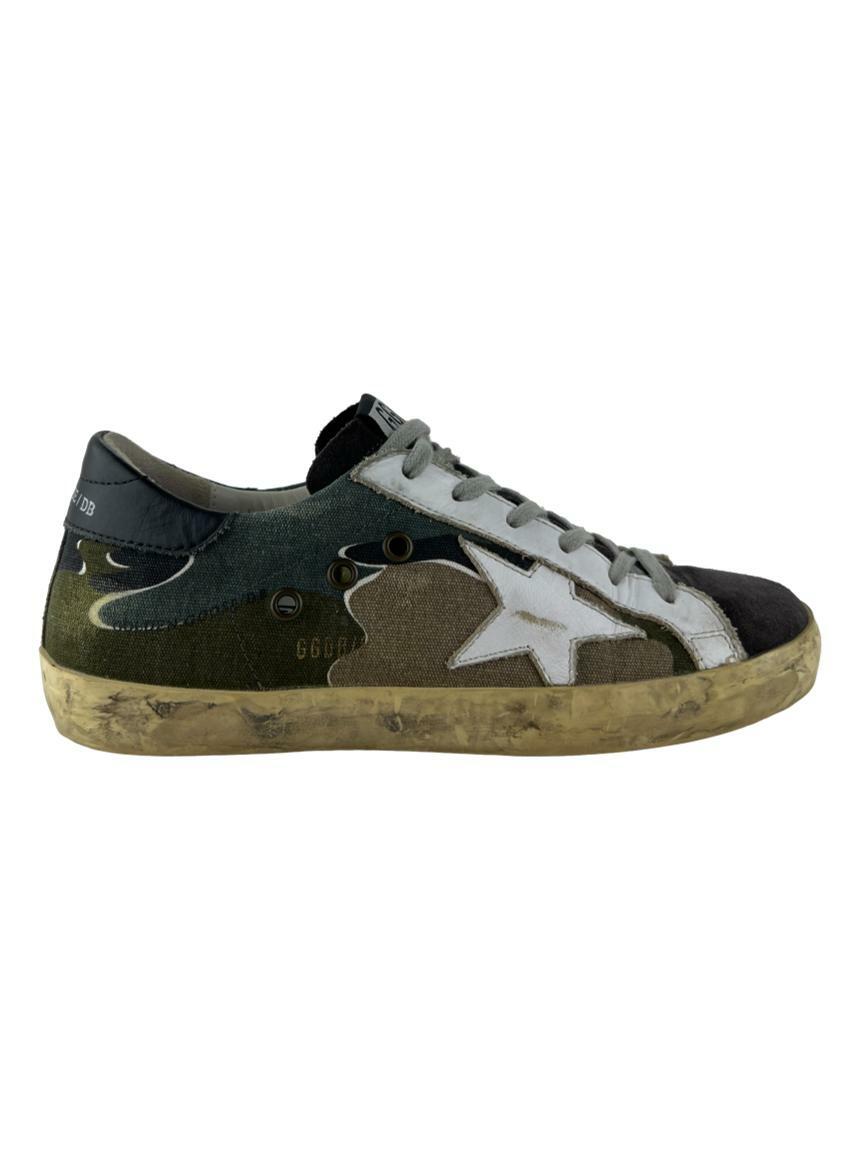 Tênis Golden Goose Deluxe Brand Camuflado Verde - EB111 Original ...