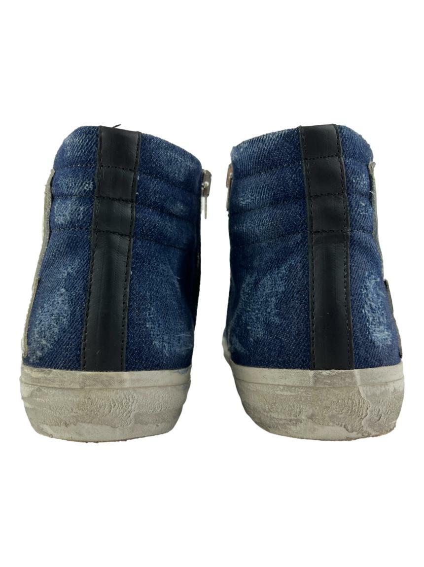 Tênis Golden Goose Deluxe Brand Slide Azul - BIZL5 Original | Etiqueta ...