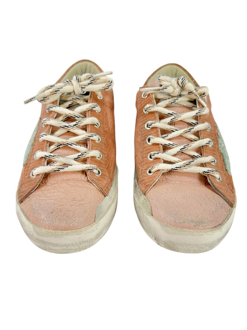 Tênis Golden Goose Deluxe Brand SStar Rosa - BCH8373 Original ...