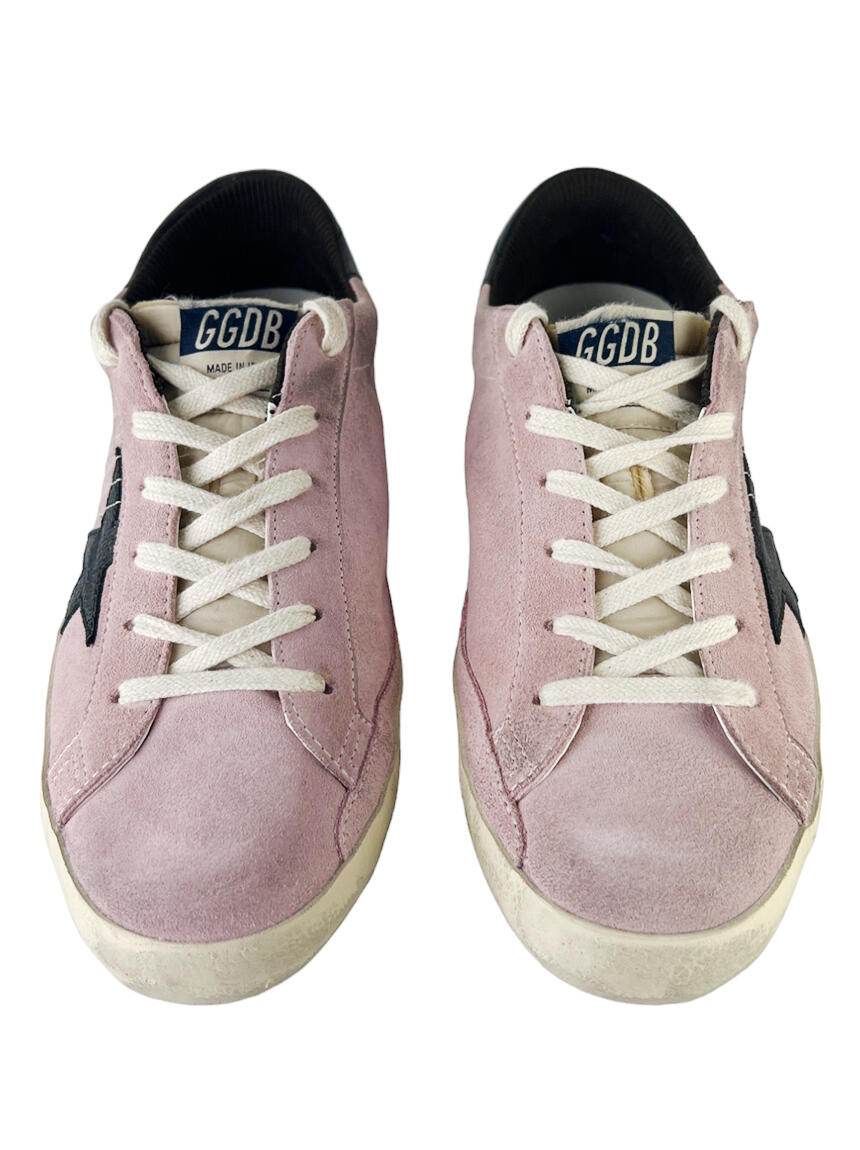 Tênis Golden Goose Deluxe Brand Super Star Rosa Original - YD615 ...