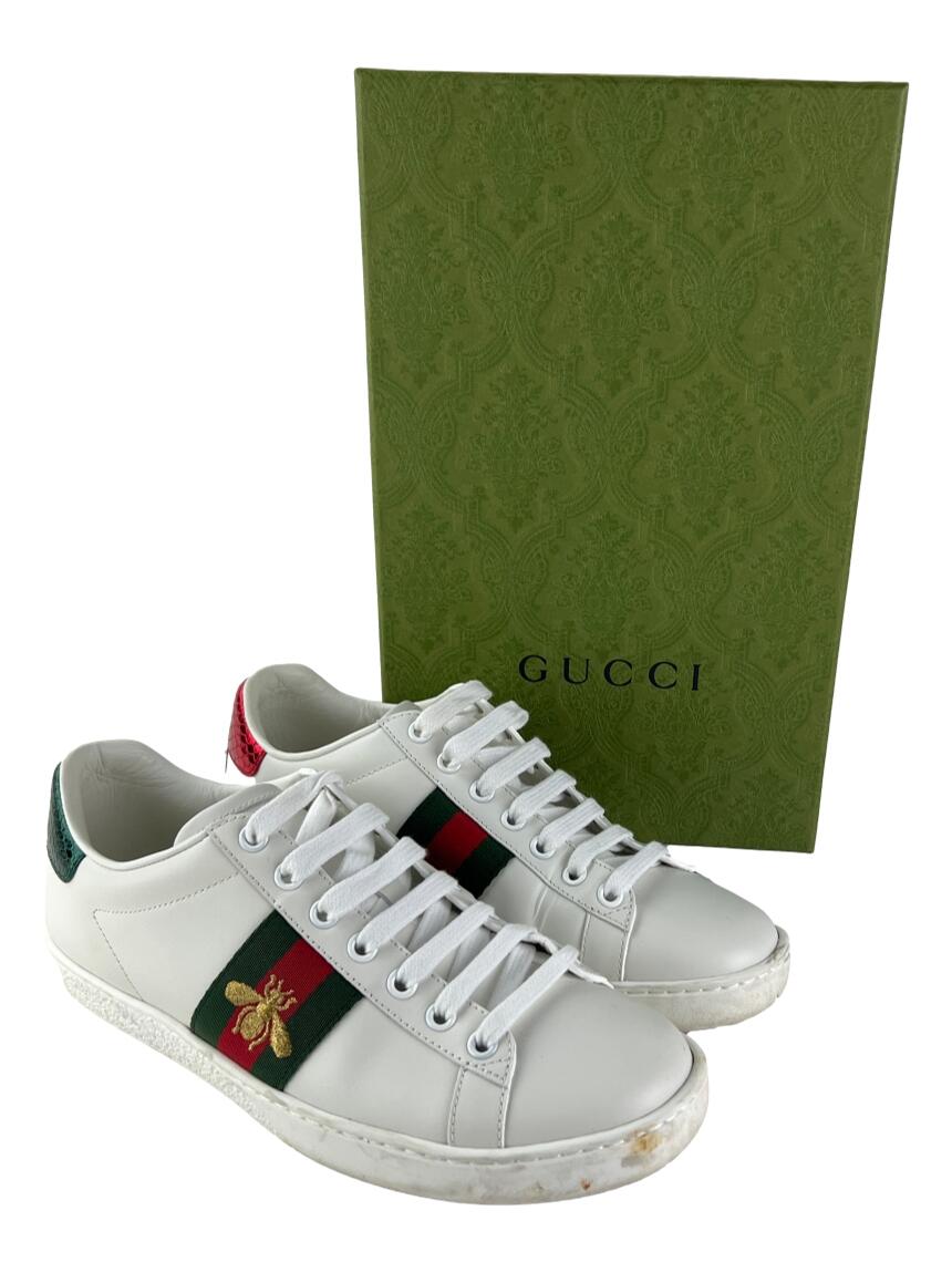 Tênis Gucci Ace Embroidered 'Bee' Original - AEEE9 | Etiqueta Única