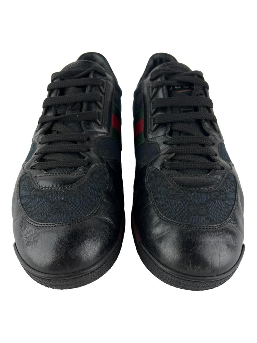 Tênis Gucci Couro Preto - CDSI4 Original | Etiqueta Única