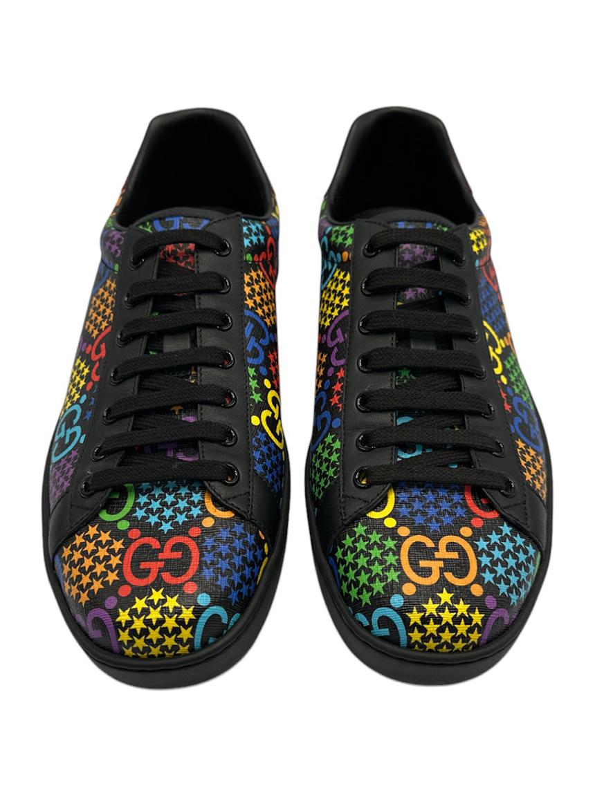 Tênis Gucci GG Supreme Monogram Psychedelic - CMXV4 Original | Etiqueta ...
