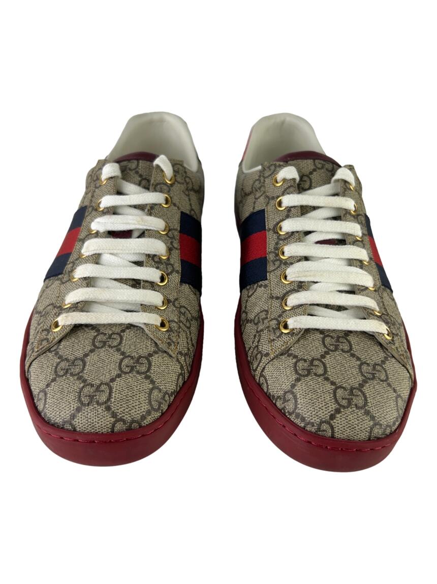 Tênis Gucci GG Supreme Vermelho Original - RJM2 | Etiqueta Única