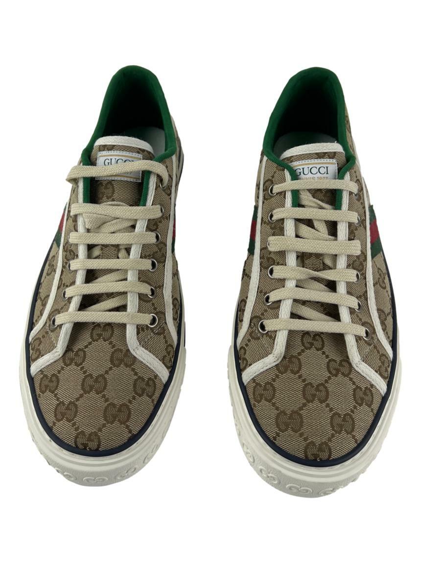 Tênis Gucci Monograma 1977 Tennis Canvas Bege - ABCJ27 Original ...