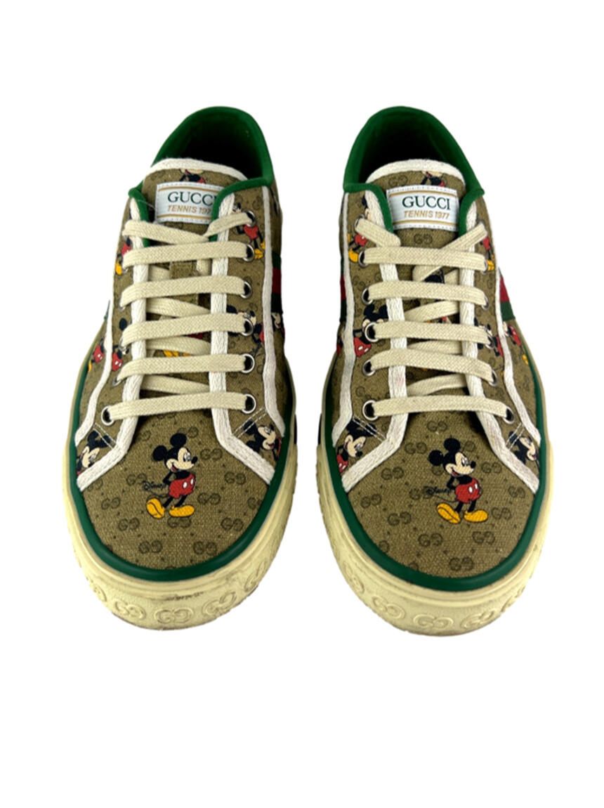 Tênis Gucci x Disney 1977 Estampado - BUI42 Original | Etiqueta Única