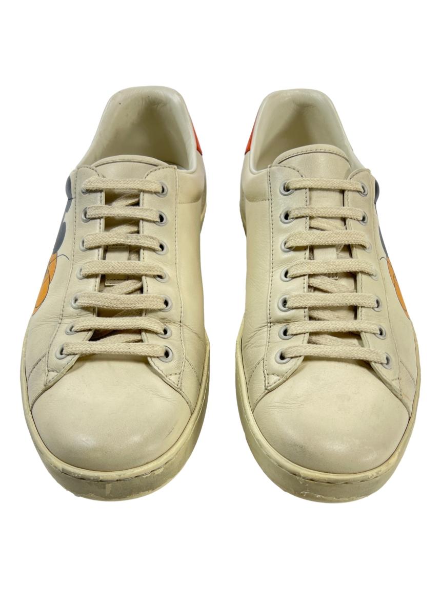 Tênis Gucci X Disney Ace Mickey Mouse Off-White - PBB9 Original ...