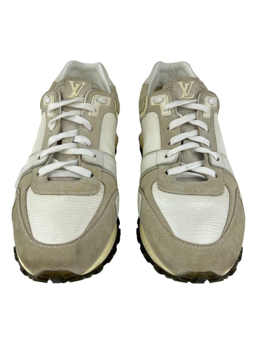 Tênis Louis Vuitton Run Away Couro Branco - BHLD26 Original | Etiqueta ...
