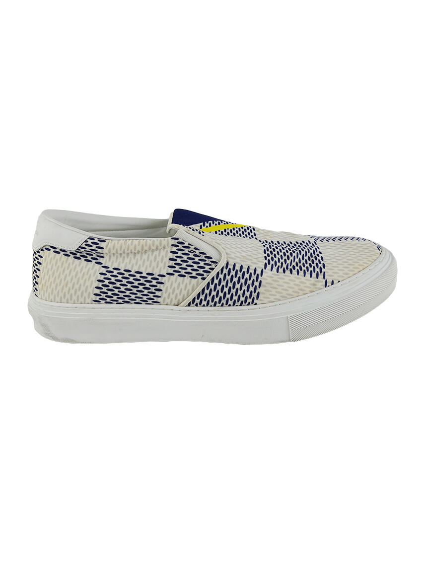 Tênis Louis Vuitton Slip On Americas Cup Damier - ABCJ50 Original ...