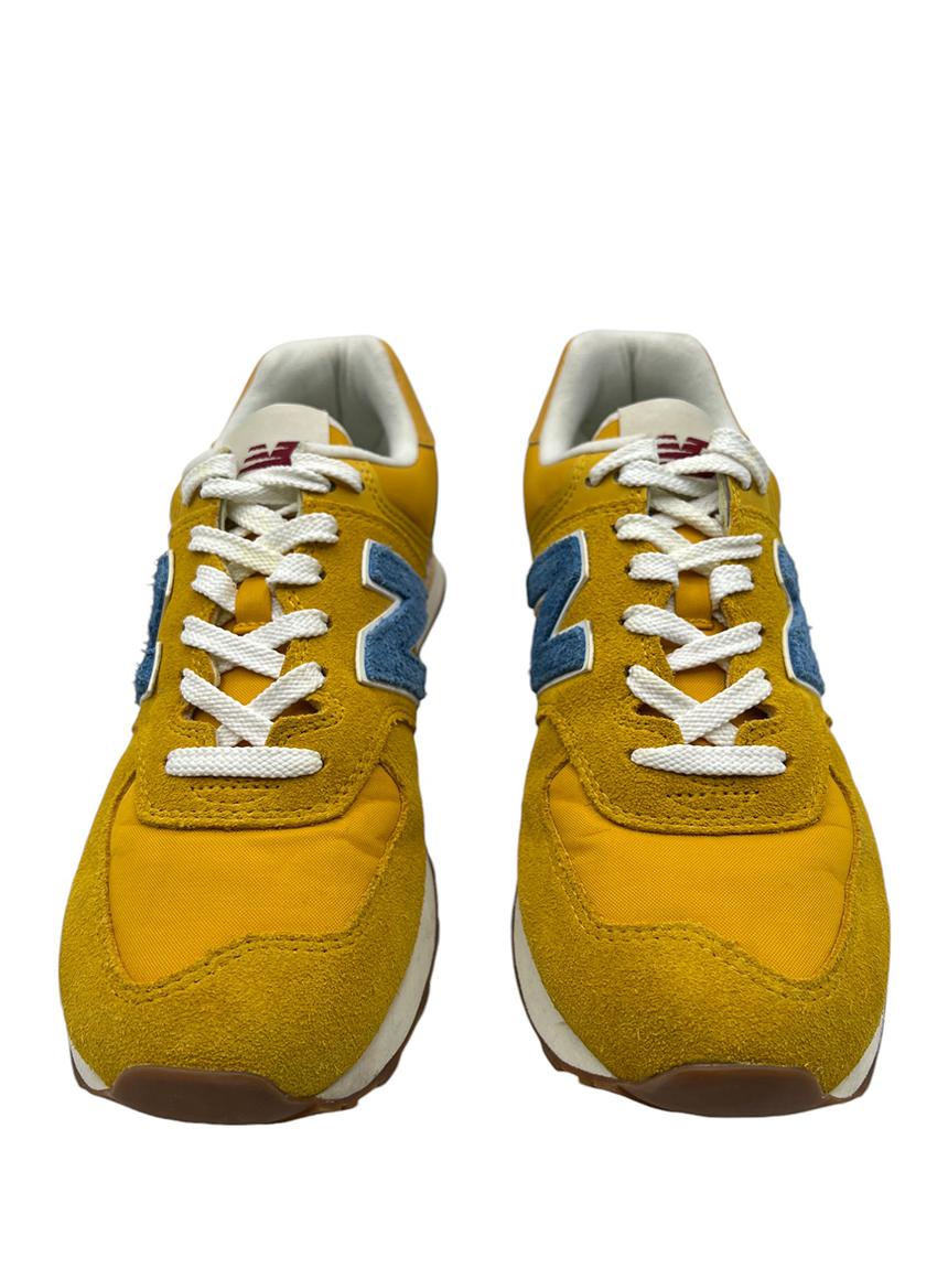Tênis New Balance New Balance 574 Mustard Yellow Blue - CMSG3 Original ...