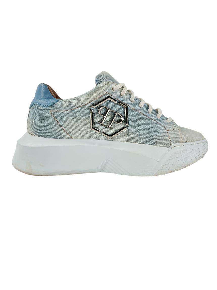 Tênis Philipp Plein Godzilla Runner Jeans - CSJZ15 Original ...