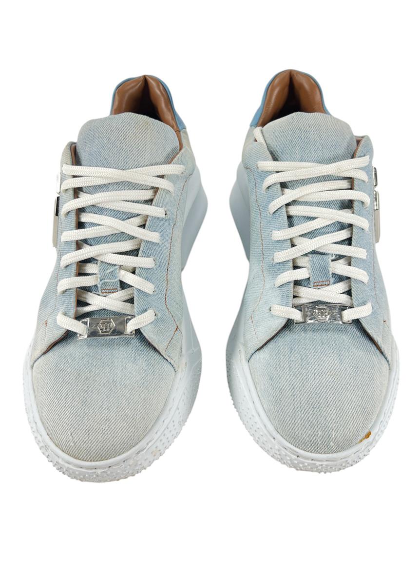 Tênis Philipp Plein Godzilla Runner Jeans - CSJZ15 Original ...