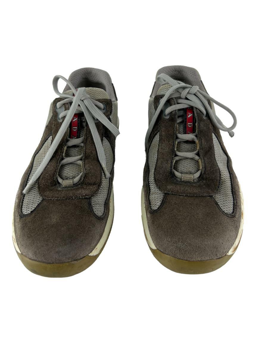 Tênis Prada America’s Cup Cinza - CBUH22 Original | Etiqueta Única