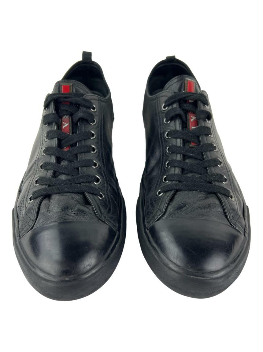 Tênis Prada Cap Toe Preto - FED4 Original | Etiqueta Única