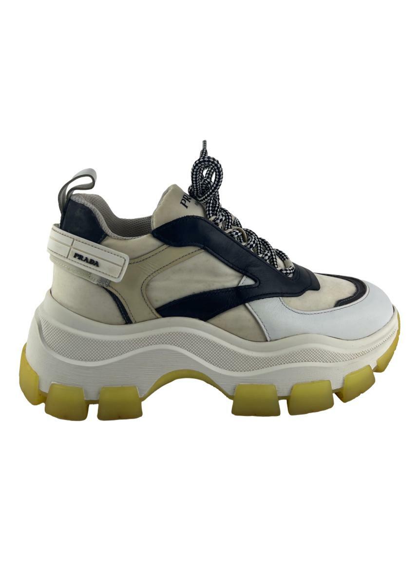 Tênis Prada Chunky Off-White - BZSY1 Original | Etiqueta Única
