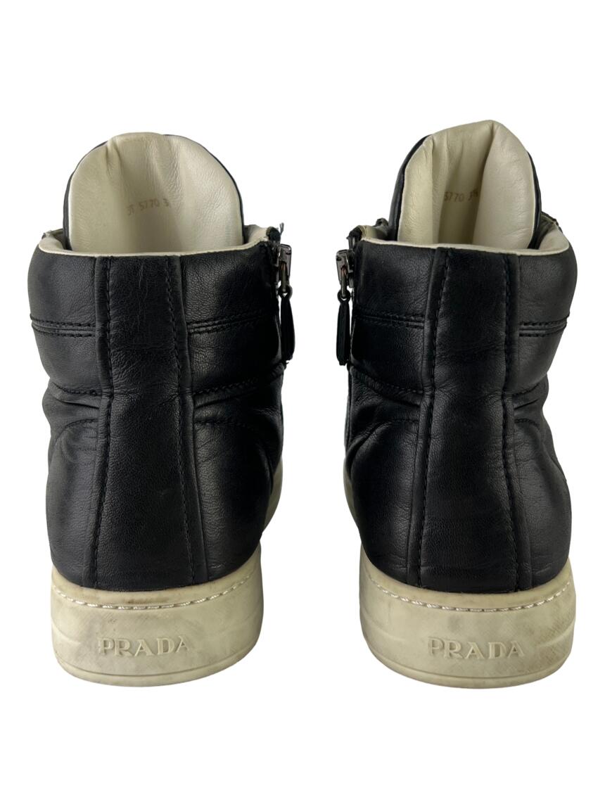 Tênis Prada Couro Preto - SJO171 Original | Etiqueta Única