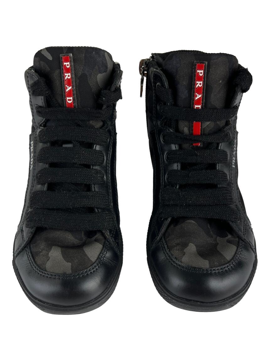 Tênis Prada High Top Camuflado - CJWD35 Original | Etiqueta Única