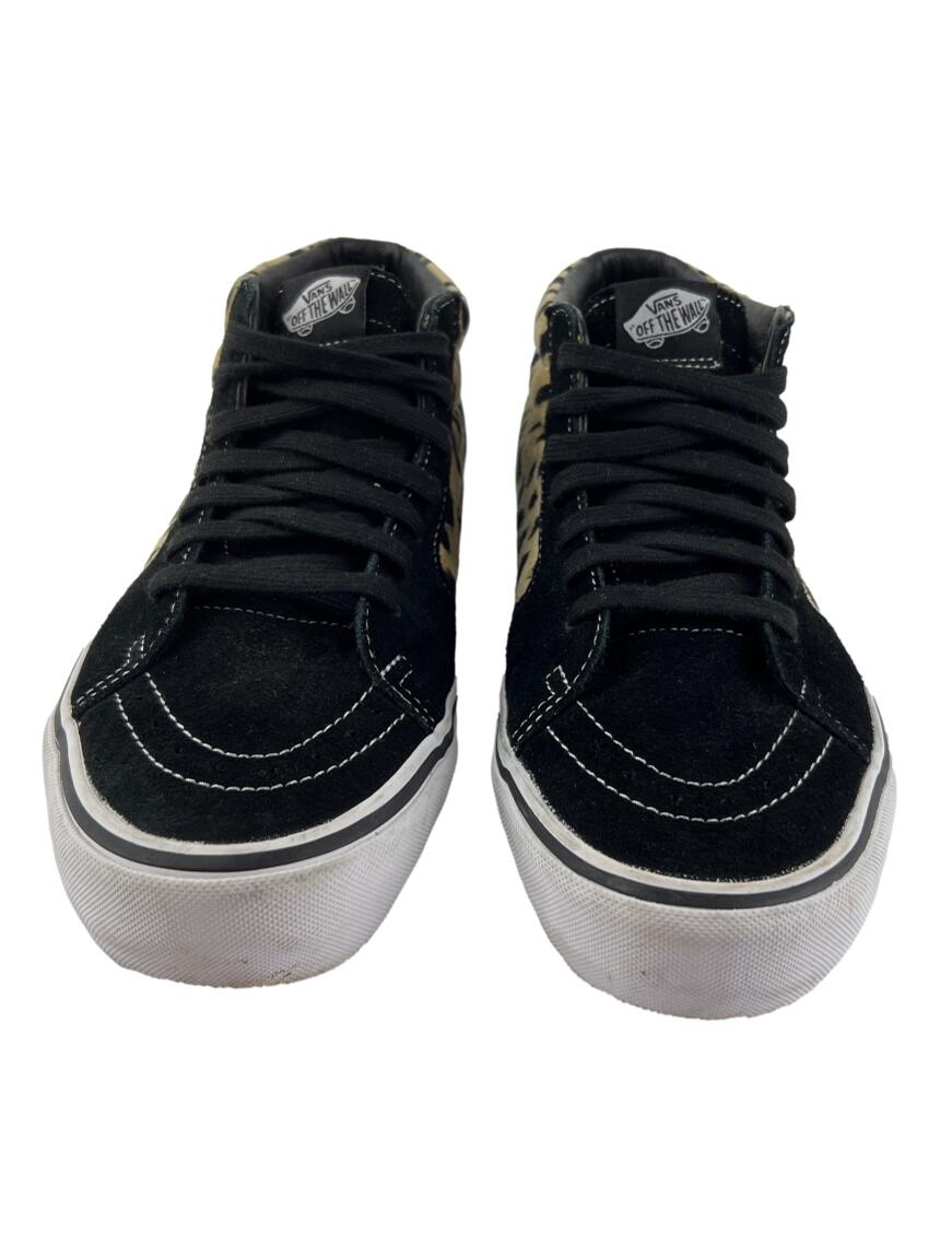 Tênis Supreme Vans Velvet Leopard Sk8-Mid Pro Black Animal Print ...