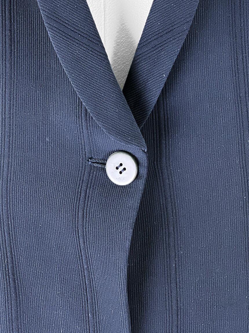 Terno Giorgio Armani Vintage Lã Azul Marinho - IUR33 Original ...