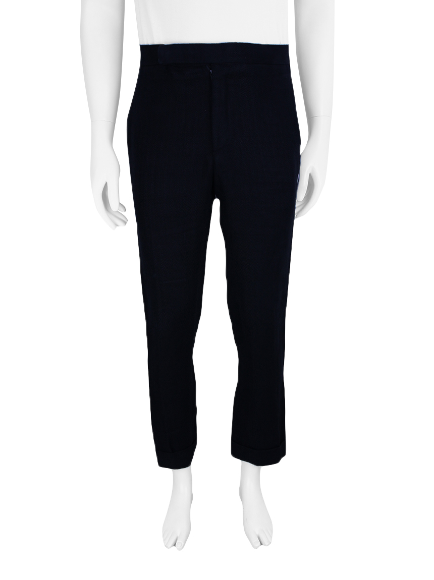 Terno Ralph Lauren Purple Label Linho Preto - MHG98 Original | Etiqueta ...