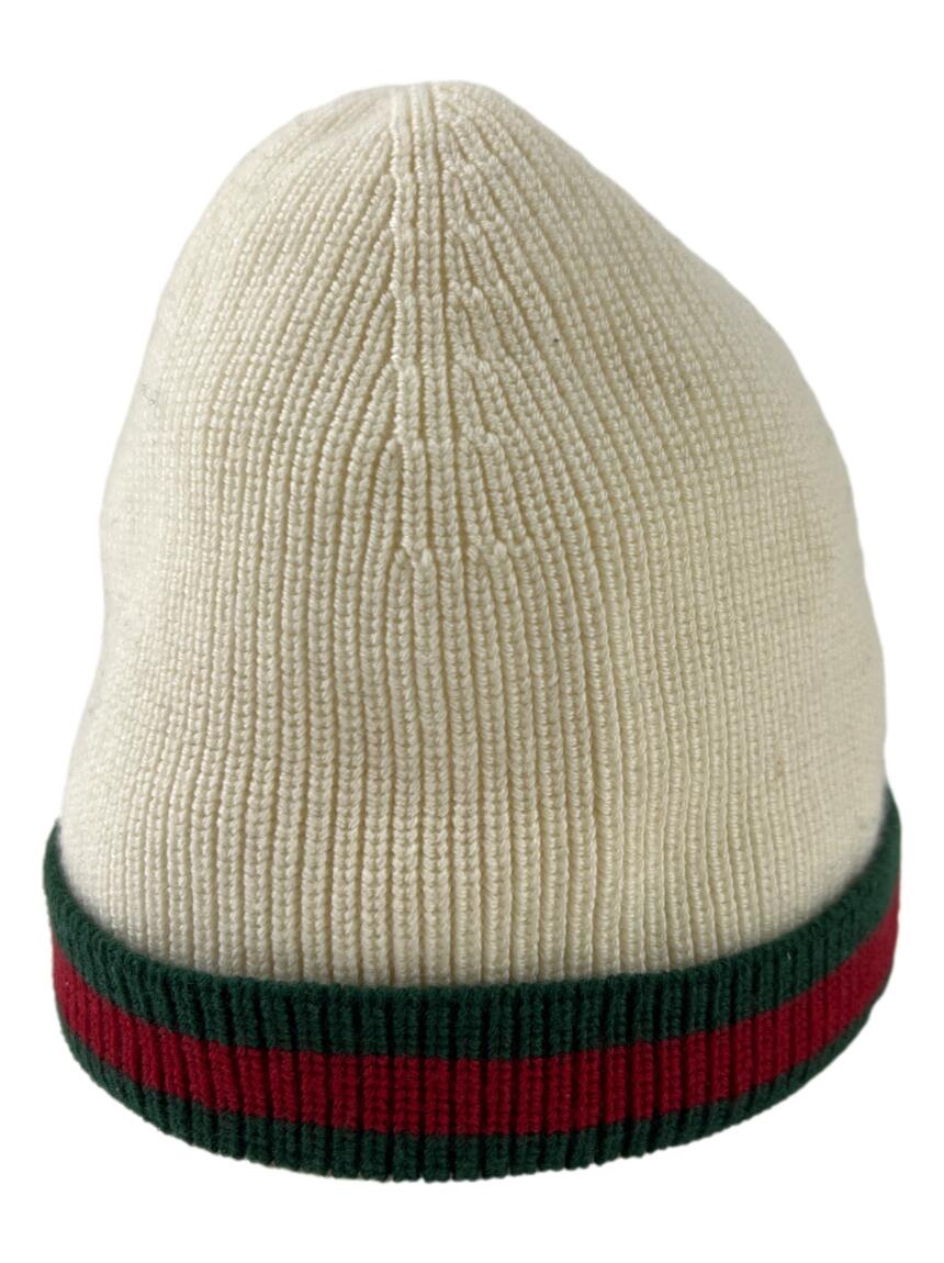 Touca Gucci Web Tricot Off White - DZB1140 Original | Etiqueta Única