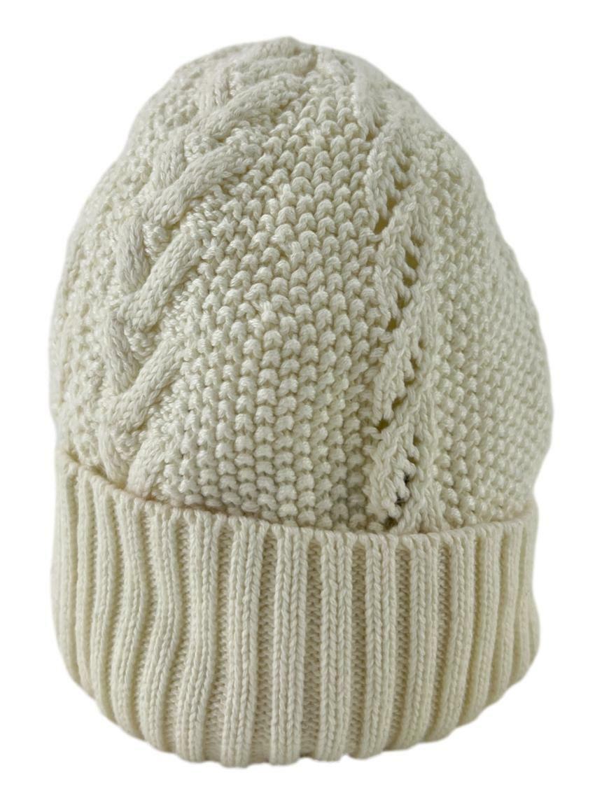 Touca Ralph Lauren Knit Off White - BIJY94 Original | Etiqueta Única