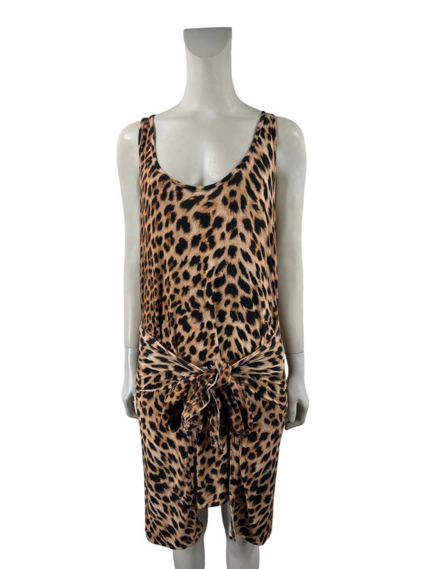 Vestido Água De Coco Tecido Animal Print - TNY430 Original | Etiqueta Única