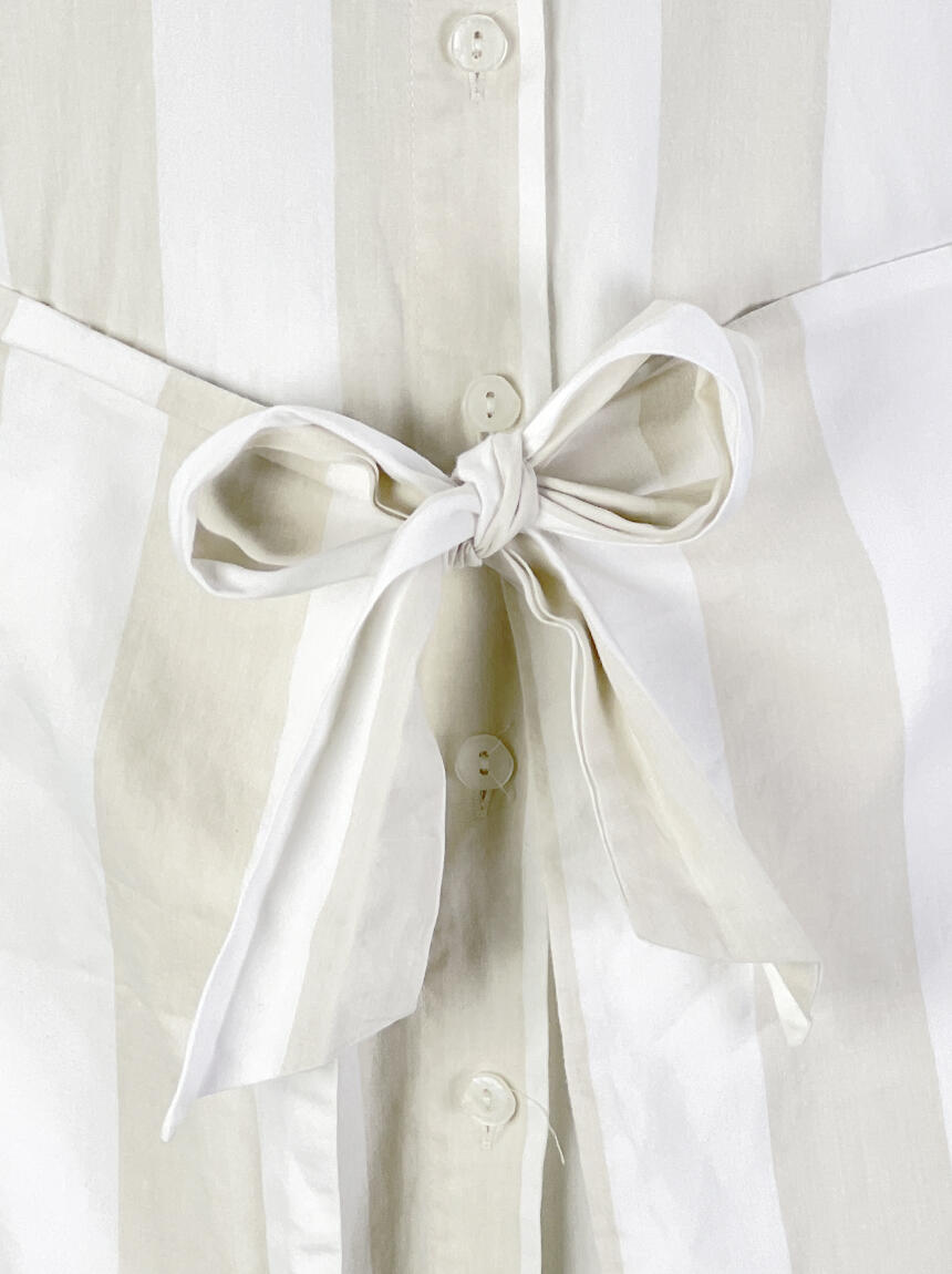 Vestido Água De Coco Tecido Listrado - AGPY1 Original | Etiqueta Única