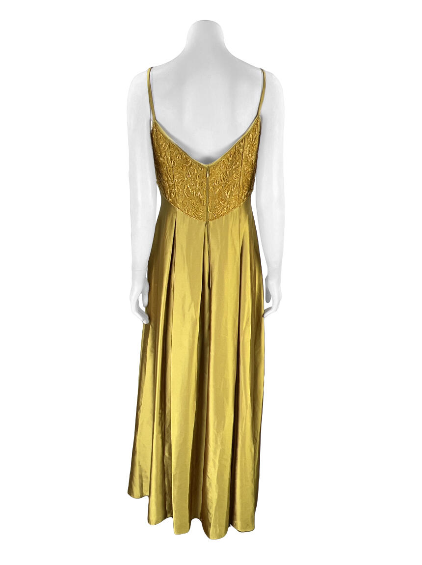 Vestido Arthur Caliman Bordado Dourado - CDHD6 Original | Etiqueta Única