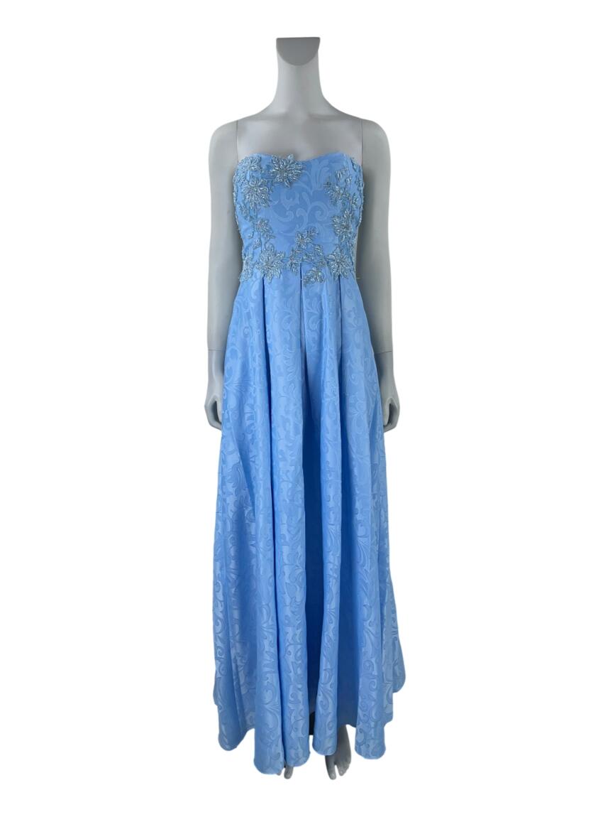 Vestido Arthur Caliman Longo Azul - CDHD11 Original | Etiqueta Única
