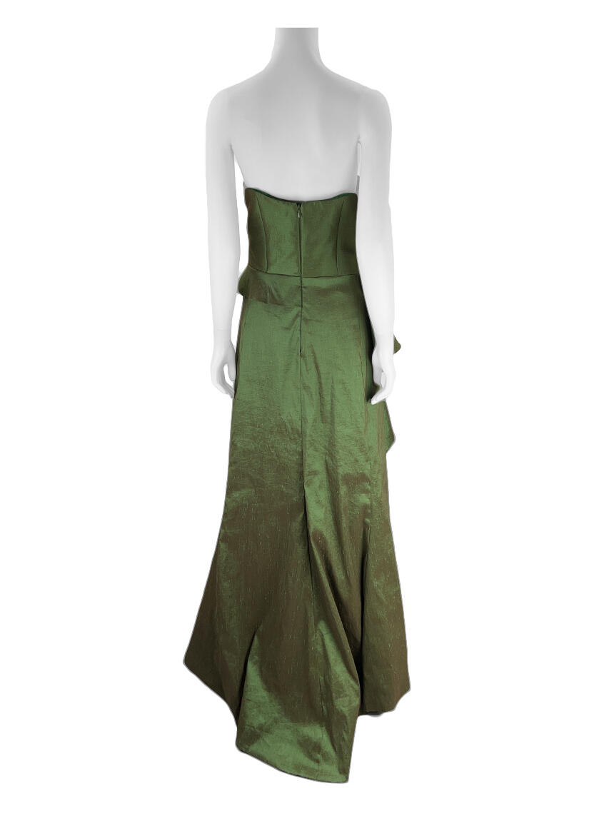 Vestido Arthur Caliman Tecido Verde Original - | Etiqueta Única