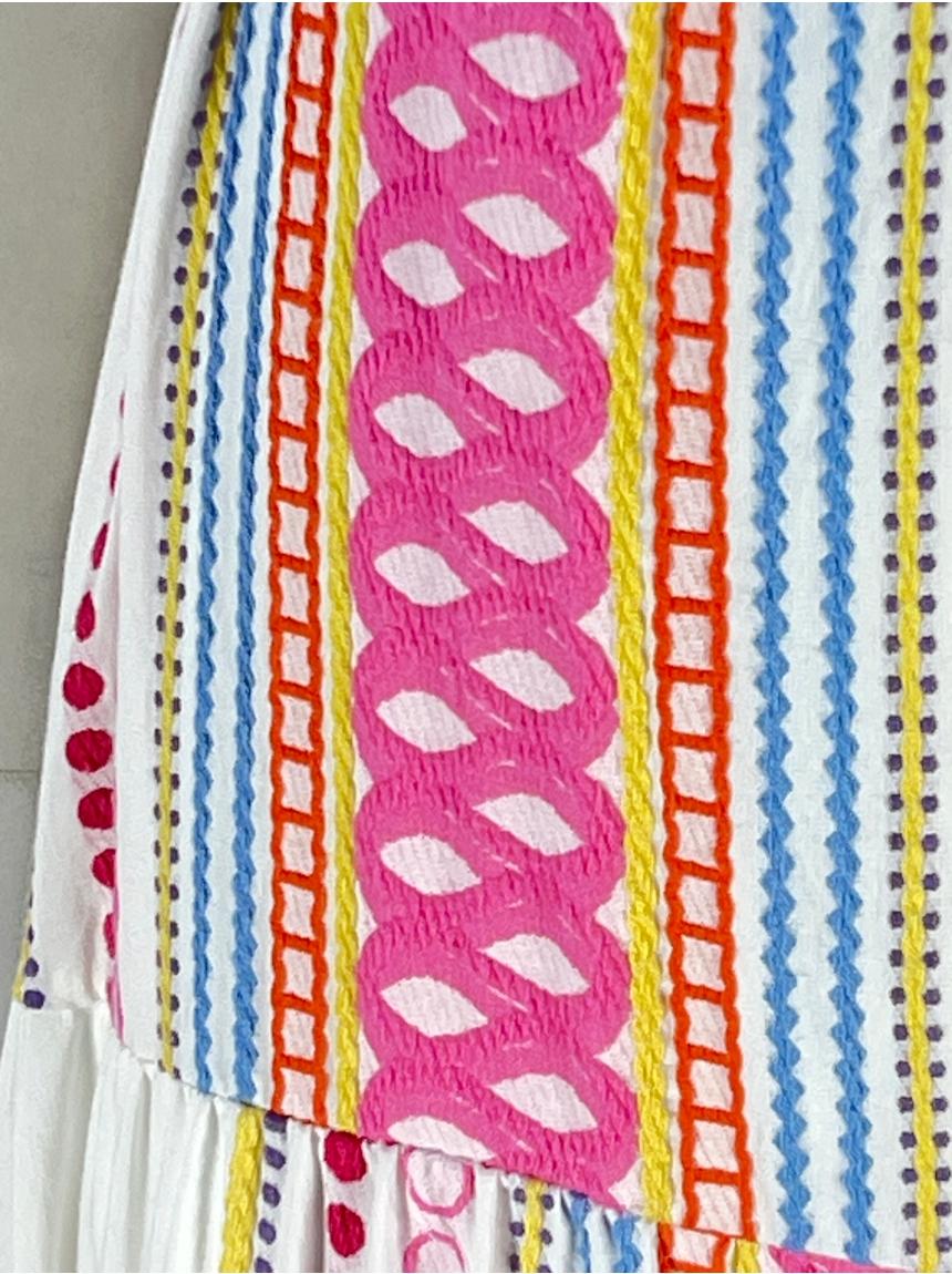 Vestido Carol Bassi Longo Bordado Original - | Etiqueta Única