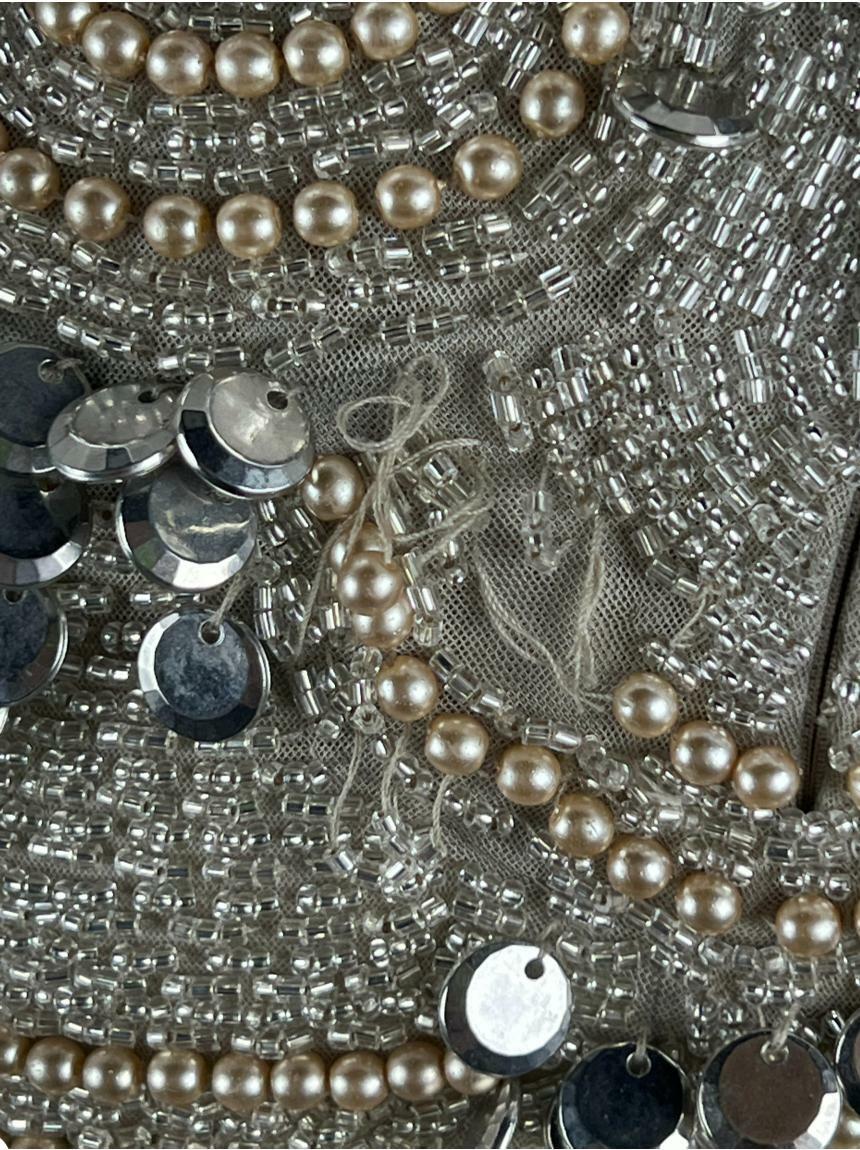 Vestido de Festa Patricia Bonaldi Bordados Pedraria Dourada - OOX38 ...