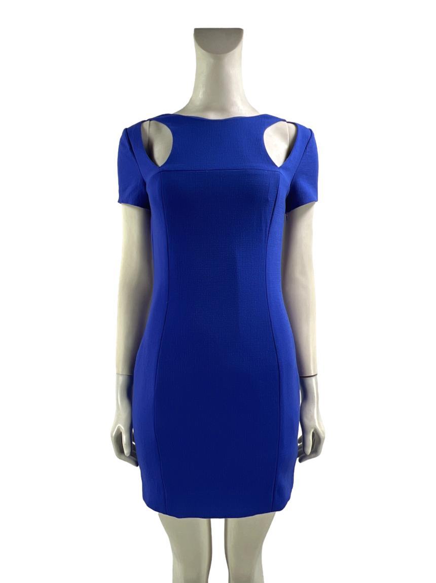 Vestido Emilio Pucci TECIDO AZUL ROYAL - DR517 Original | Etiqueta Única
