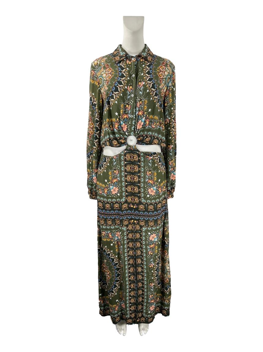 Vestido Farm Tecido Estampado Floral - HML1271 Original - | Etiqueta Única