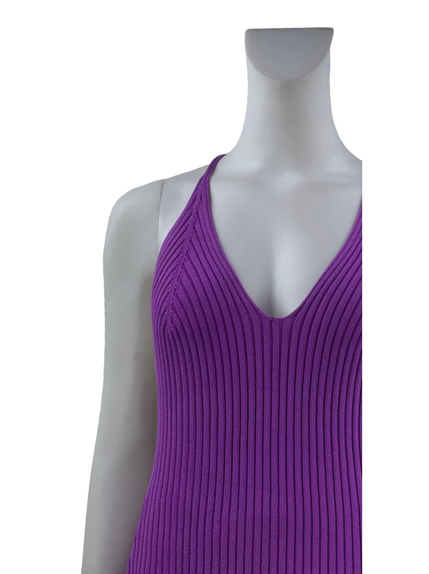 Vestido Ginger Tricot Roxo - BVT264 Original | Etiqueta Única