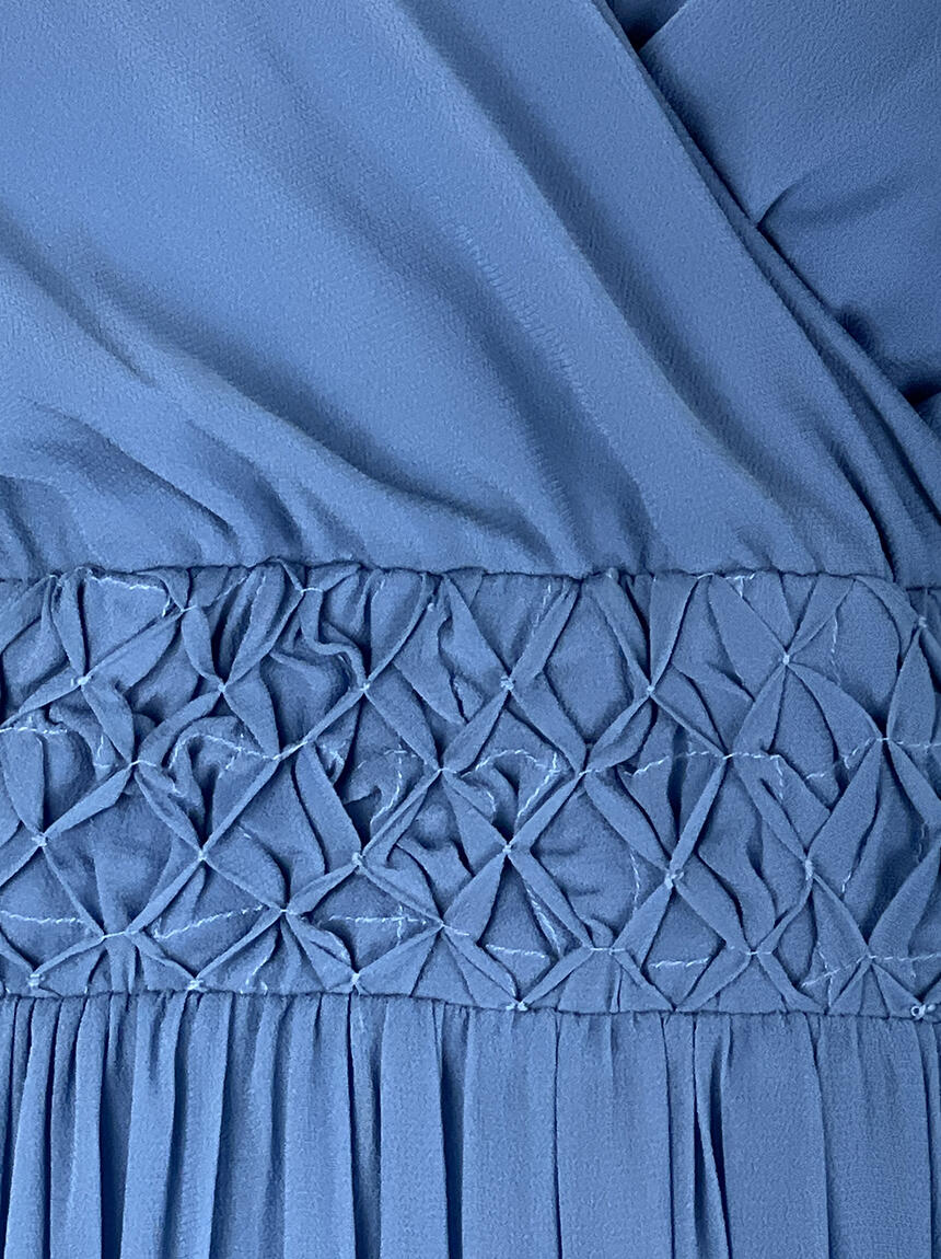 Vestido Lilly Sarti Longo Azul - LYM180 Original | Etiqueta Única