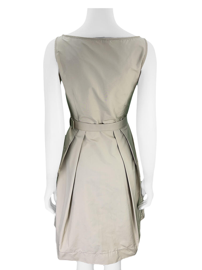Vestido Prada Nylon Bege - AIV206 Original | Etiqueta Única
