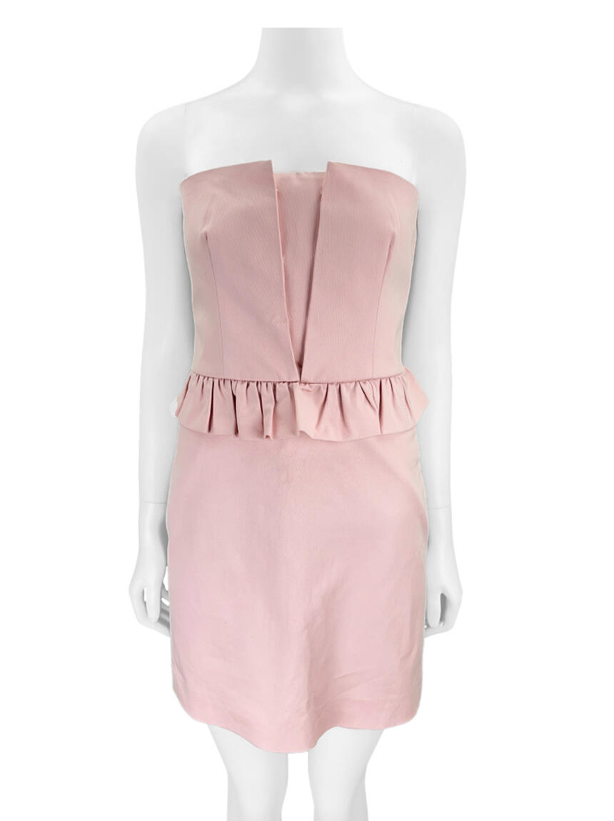 Vestido Red Valentino Tomara Que Caia Rosa - FSK25 Original | Etiqueta ...