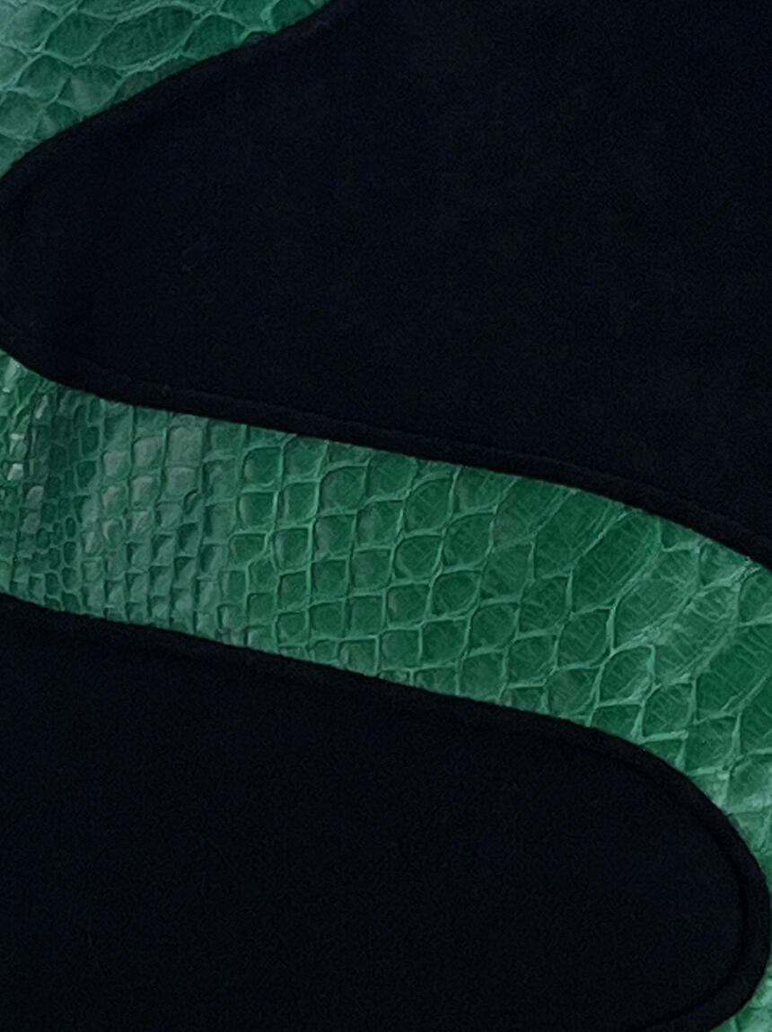 Vestido Versace Python Preto - ADPR16 Original | Etiqueta Única