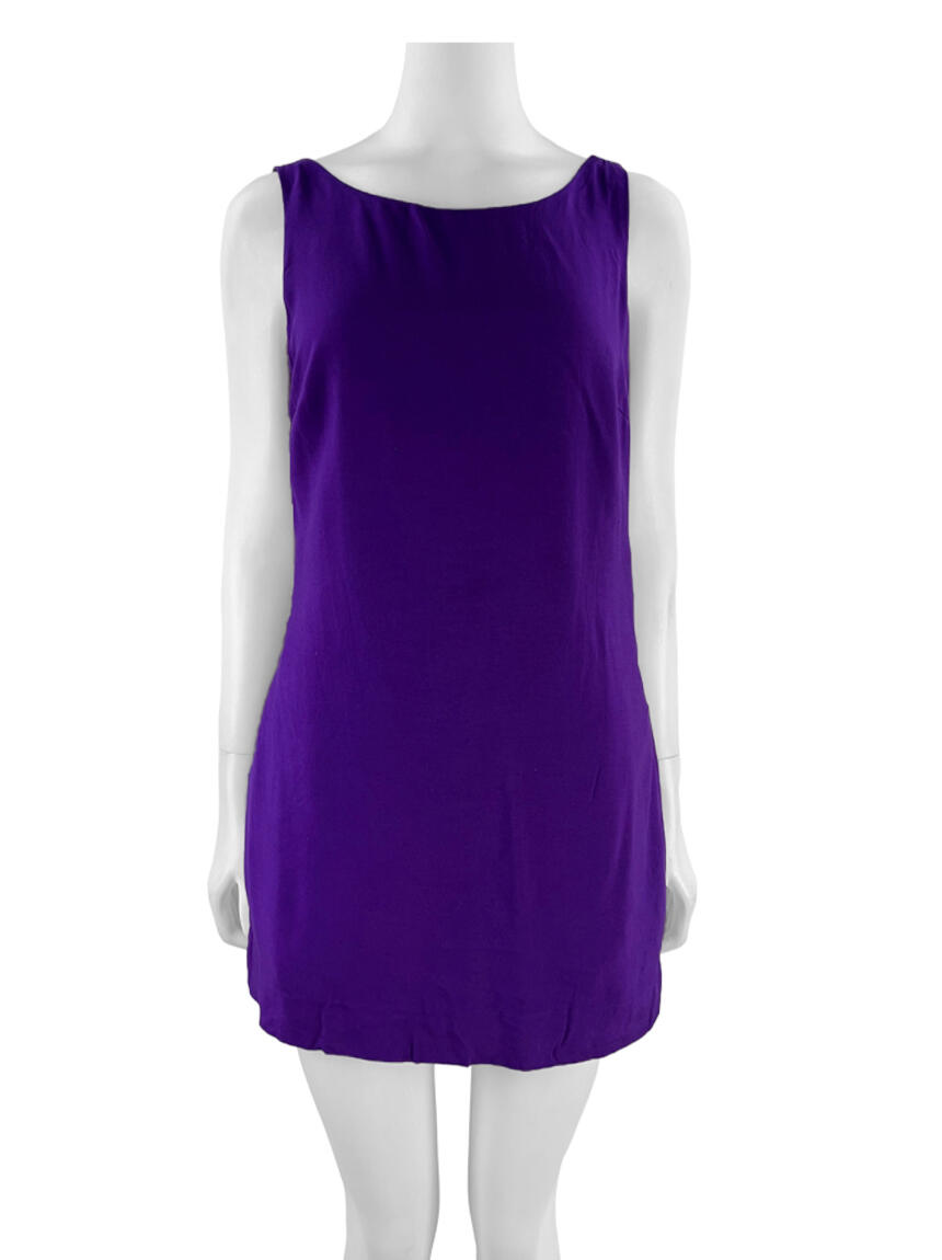 Vestido Zara Curto Roxo - GHG109 Original | Etiqueta Única