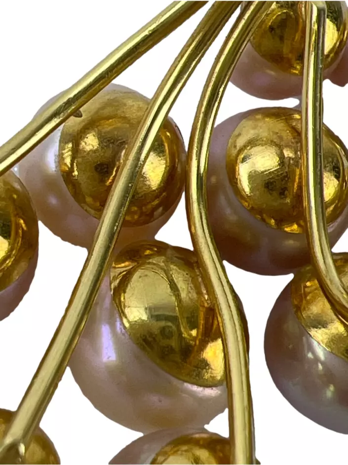 Anel Ana Rocha & Appolinario Pérola e Ouro Amarelo - SZ5452 Original ...