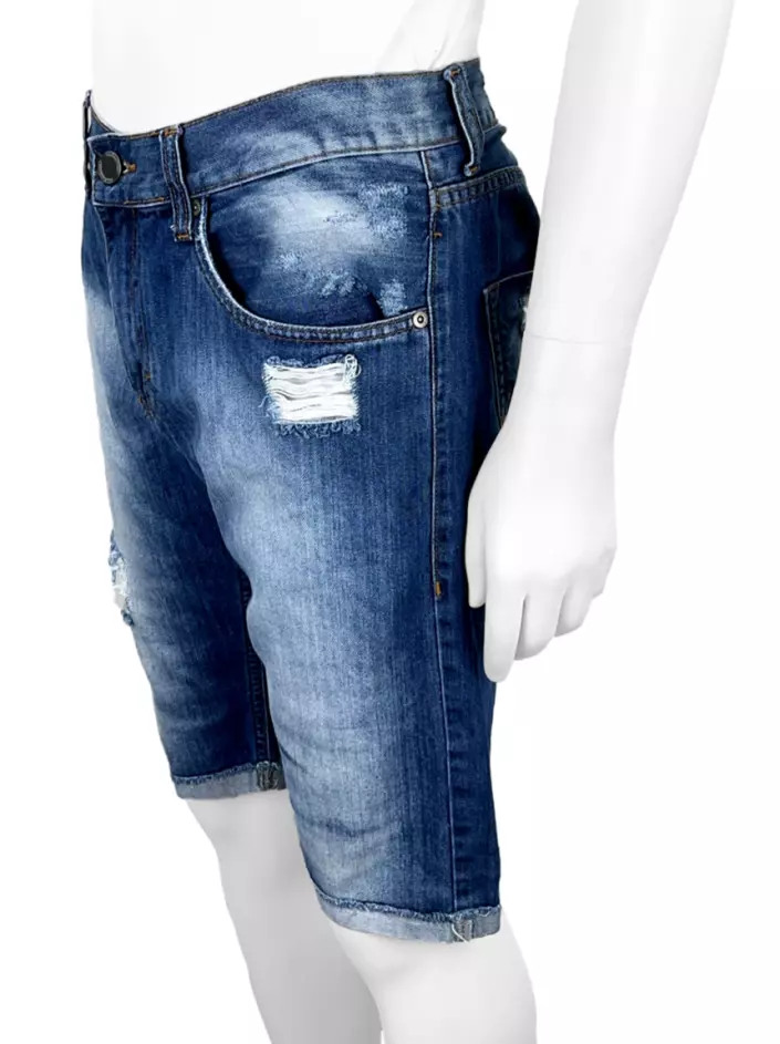 Bermuda John John Jeans Azul Original - | Etiqueta Única