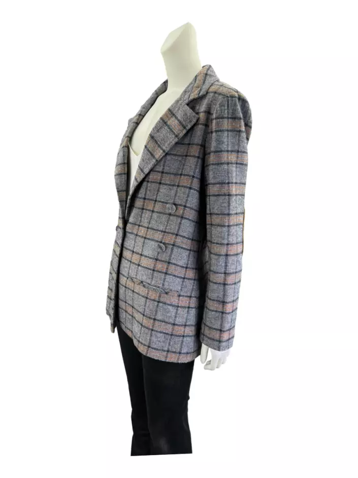 Blazer Carol Bassi Xadrez Multicolor Original - | Etiqueta Única