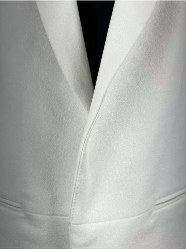 Blazer Mixed Reto Branco Original - DIN223 | Etiqueta Única