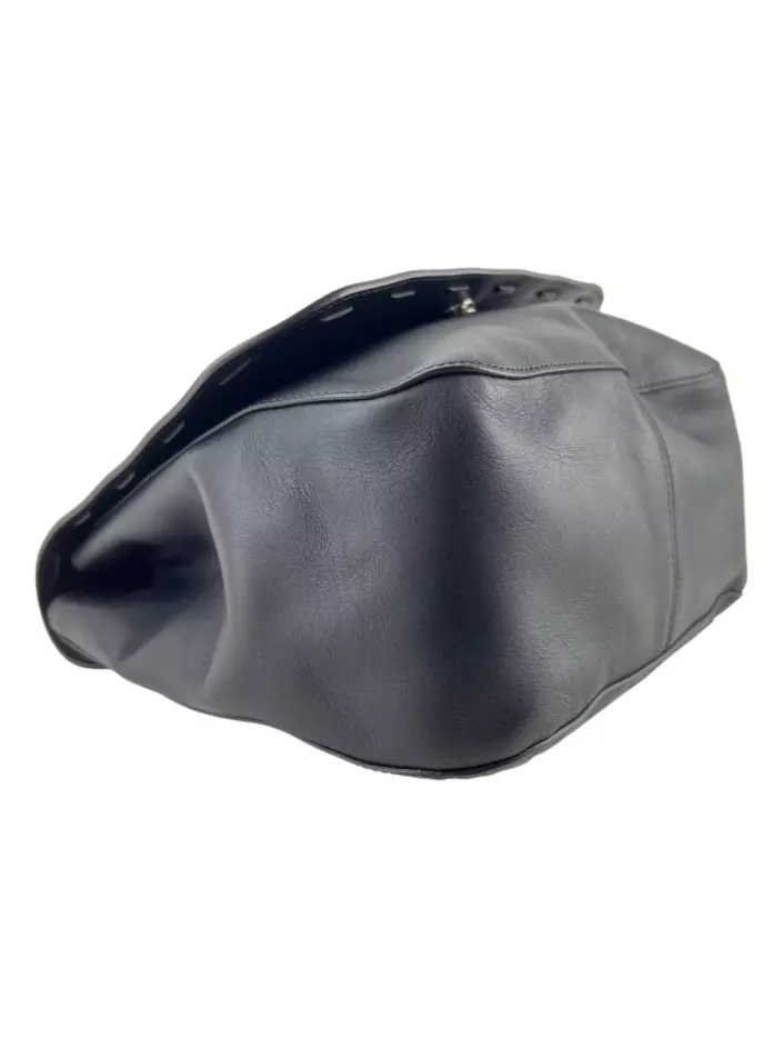 Bolsa com Alça Max Mara BoBag Woven Preta Original - | Etiqueta Única