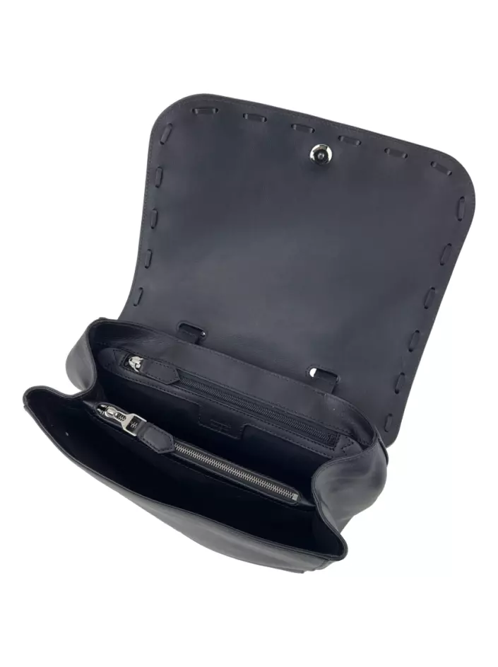 Bolsa com Alça Max Mara BoBag Woven Preta Original - | Etiqueta Única