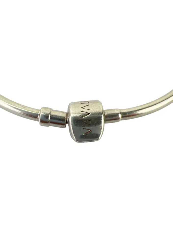 Bracelete Vivara Logo Prata Original - | Etiqueta Única